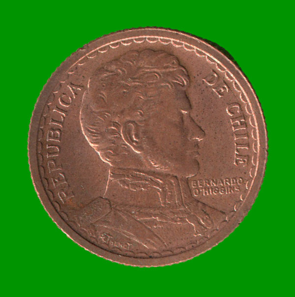 MONEDA DE CHILE 1 PESO, AÑO 1942, ESTADO USADA.- – Billetes Colección